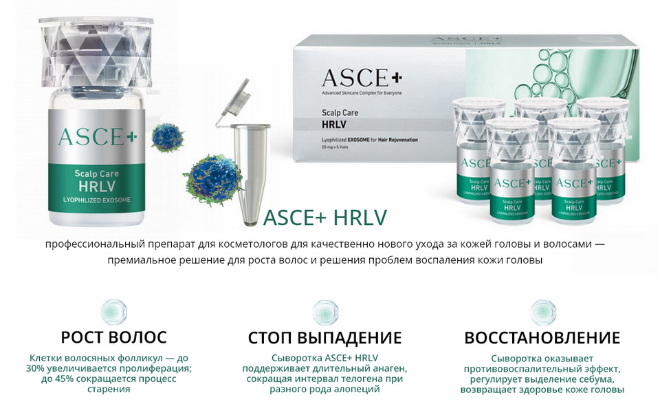 ASCE+ HRLV ExoCoBio | Лиофилизированный порошок экзосом для ...