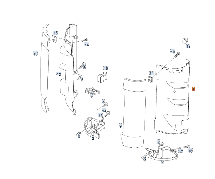 Дефлектор кабины/угол кабины МАН MAN TGL|TGM|TGA 81624100091 - купить ...