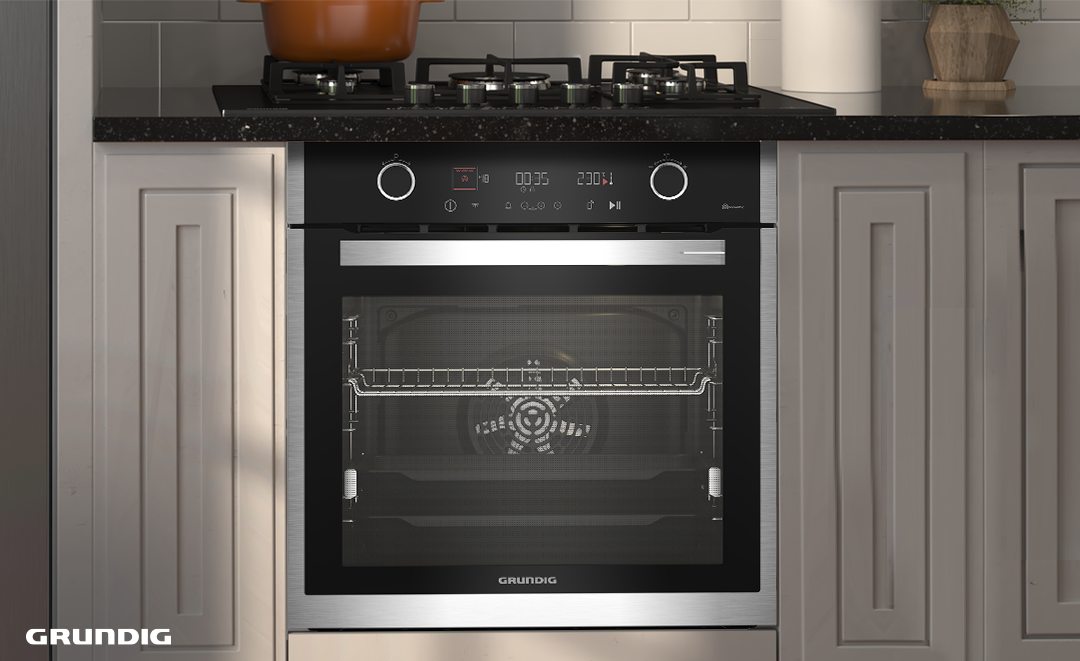 Конвекционный духовой шкаф Grundig GEBM19400BPHI - купить по цене ...