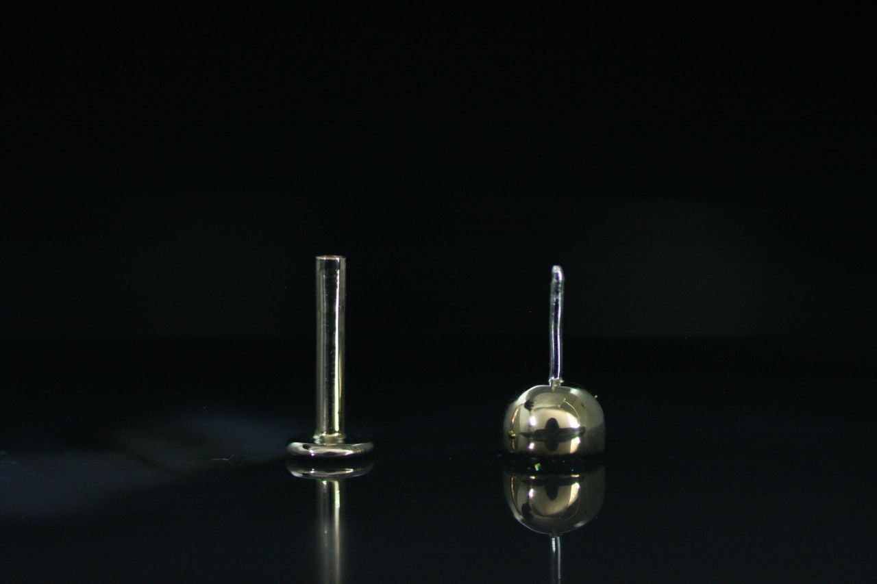 Threadless jewelry prebent