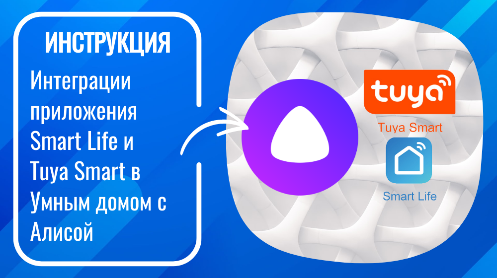 Инструкция - Интеграция Smart Life и Tuya в Умный дом с Алисой