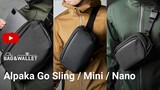 Обзор слинг-сумок Alpaka Go Sling, Go Sling Mini и Go Sling Nano