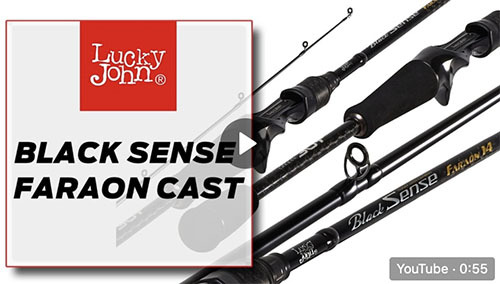 Обзор спиннингов Lucky John серии Black Sense Faraon Cast