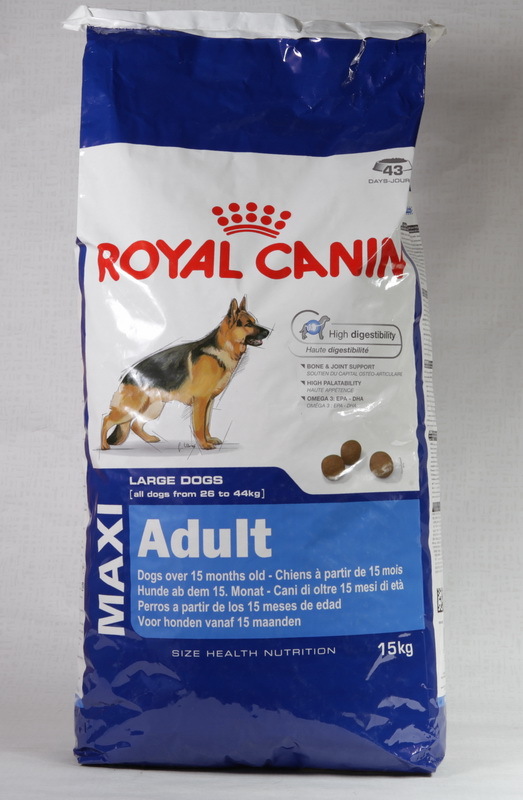 Специальный корм для крупных пород собак – “Royal Canin Maxi Adult”