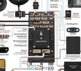 Пример схемы подключения электроники на базе полётного контроллера ...