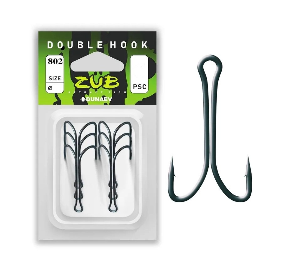 Купить Крючок Двойник ZUB в интернет-магазине Dunaev-Shop.ru | Доставка по России
