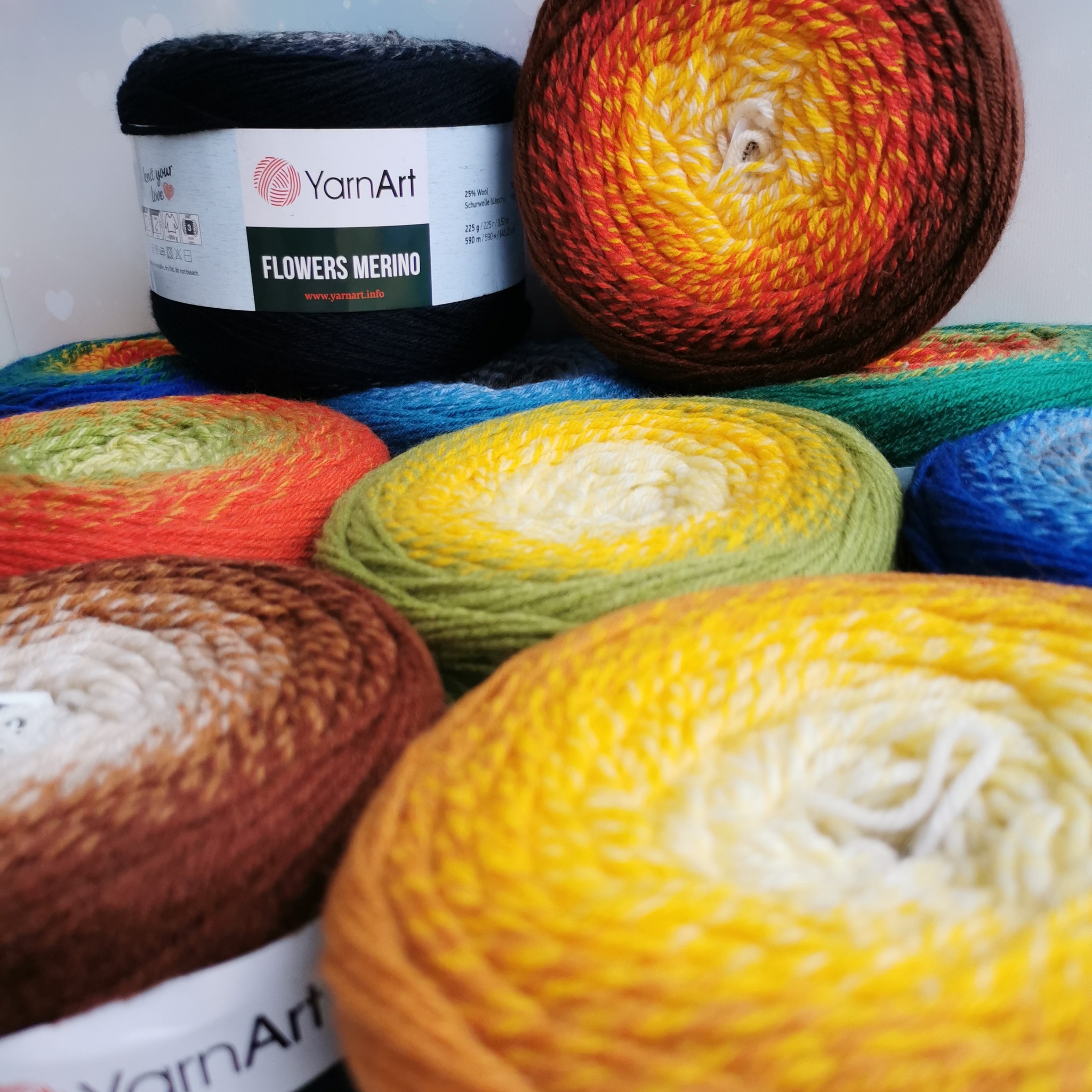 FLOWERS MERINO – Купить недорого. Доставка по РФ | Клубок Впрок
