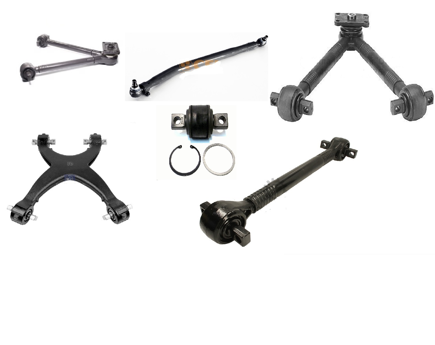 Тяги и рычаги передней подвески на грузовики MAN TGS/TGX