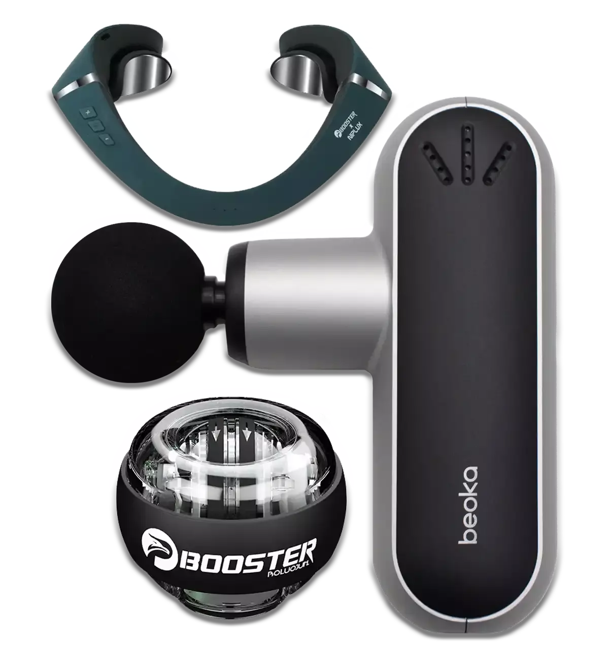 Перкуссионные массажёры Booster и Beoka