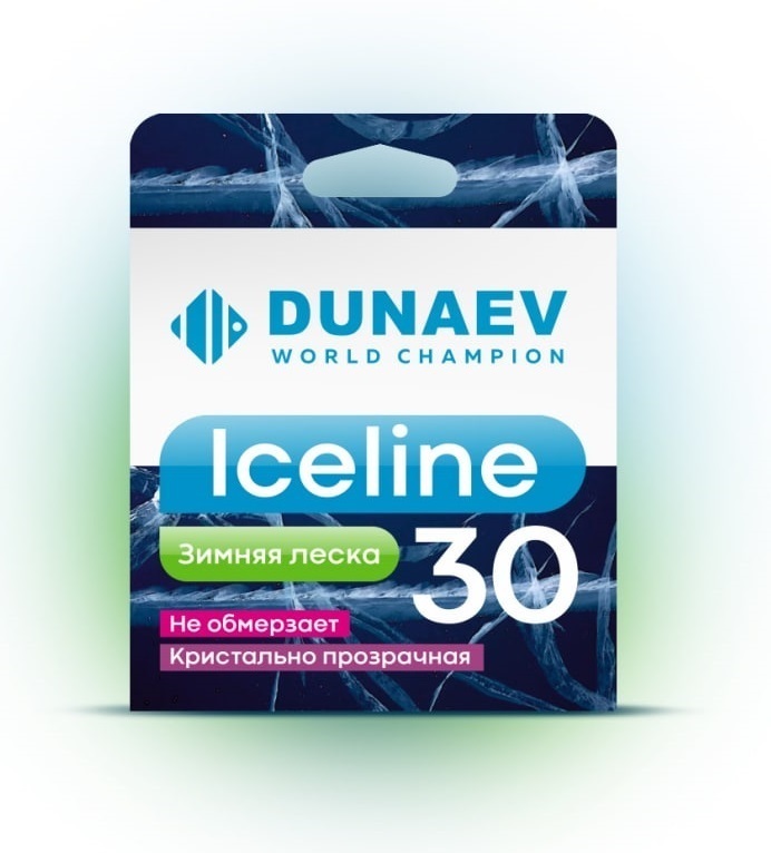 Леска DUNAEV ICE LINE 30м - купить в Dunaev-Shop.ru с доставкой по России