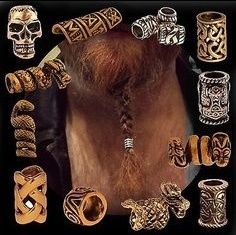 Бусины для бороды, дредов, косичек | PIERSINGSHOP