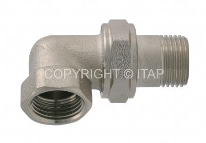 Itap 162 - соединители угловые никелированные американки - купить в магазине ГидроТепло