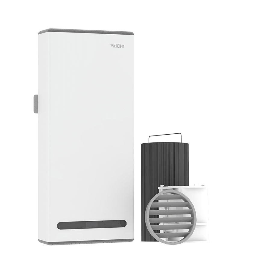 Рекуператоры VAKIO Base Smart - компактная эффективная вентиляция нового поколения - купить в СПБ