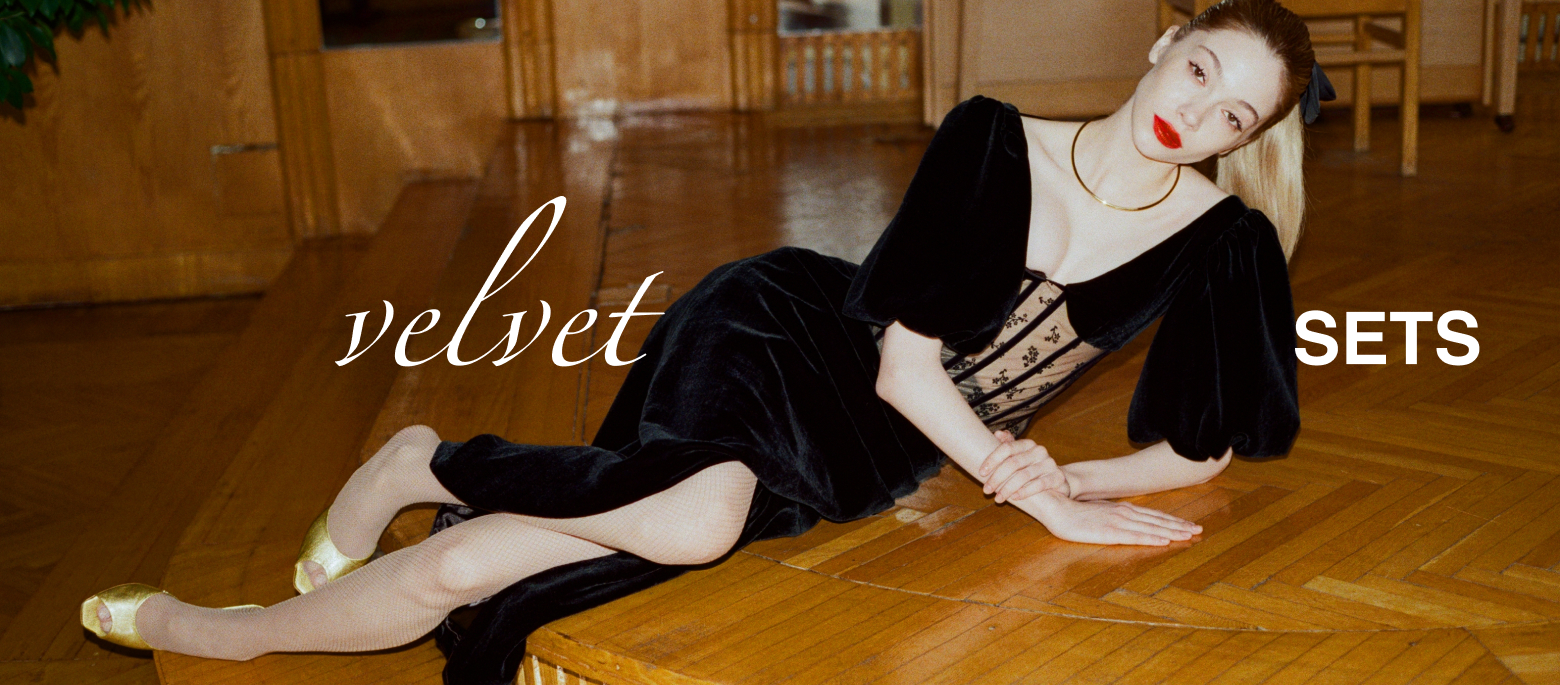 Женские Velvet sets – купить в онлайн бутике THEROZIE (ex.RozieCorsets)