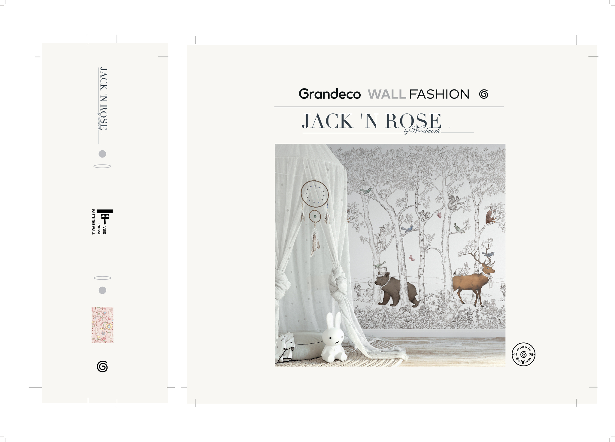 Обои на флизелиновой основе из коллекции Jack&Rose 2024 в интернет ...
