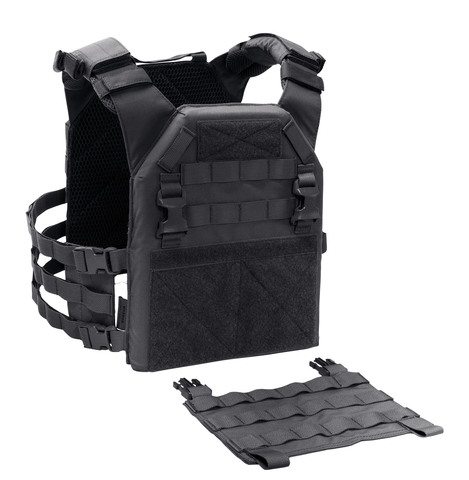 Панель Warrior Recon Plate Carrier Molle Front Panel Schwarz