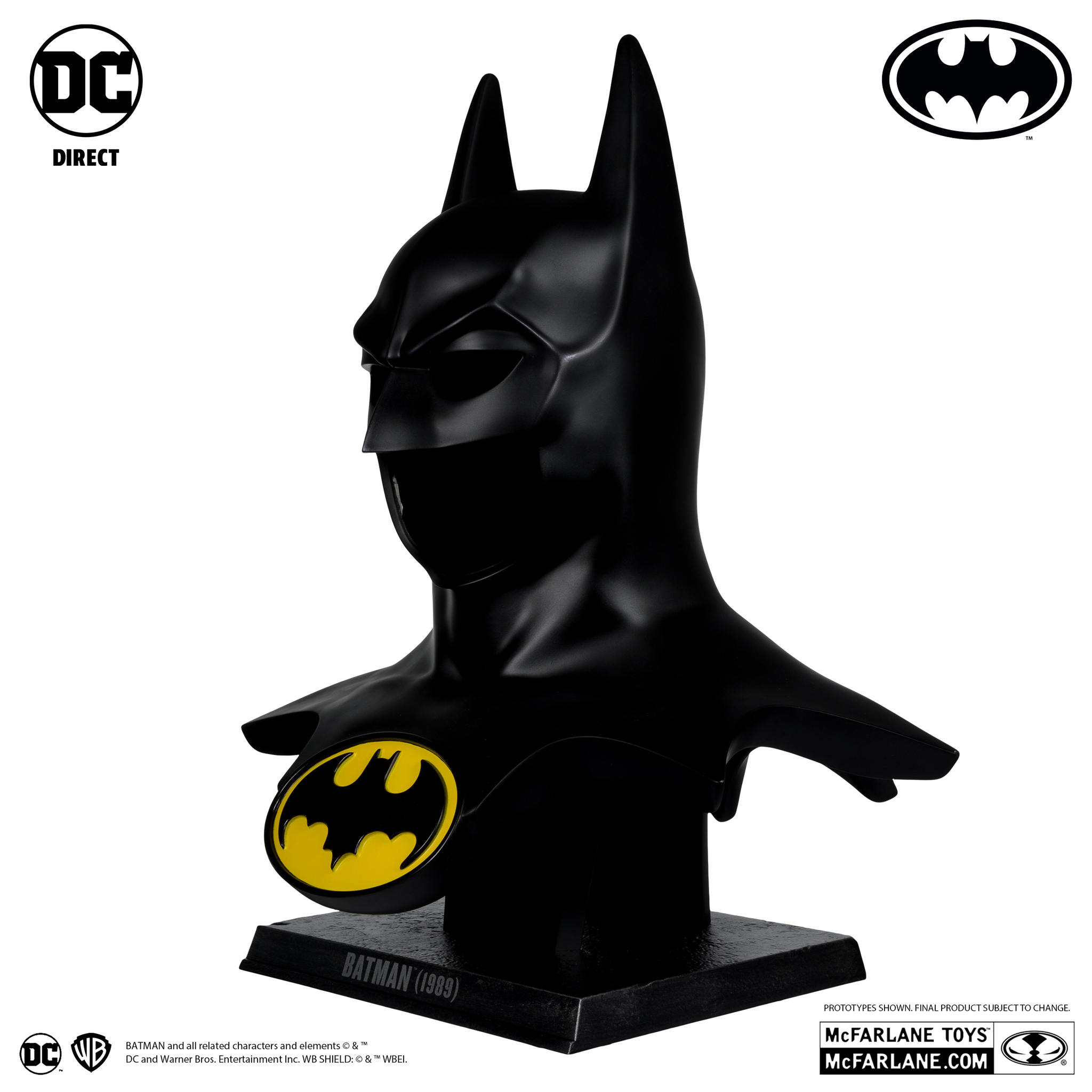 McFarlane Toys DC Direct Batman 1989 SDCC 1 1 Scale Collector Cowl 16 990 16 990