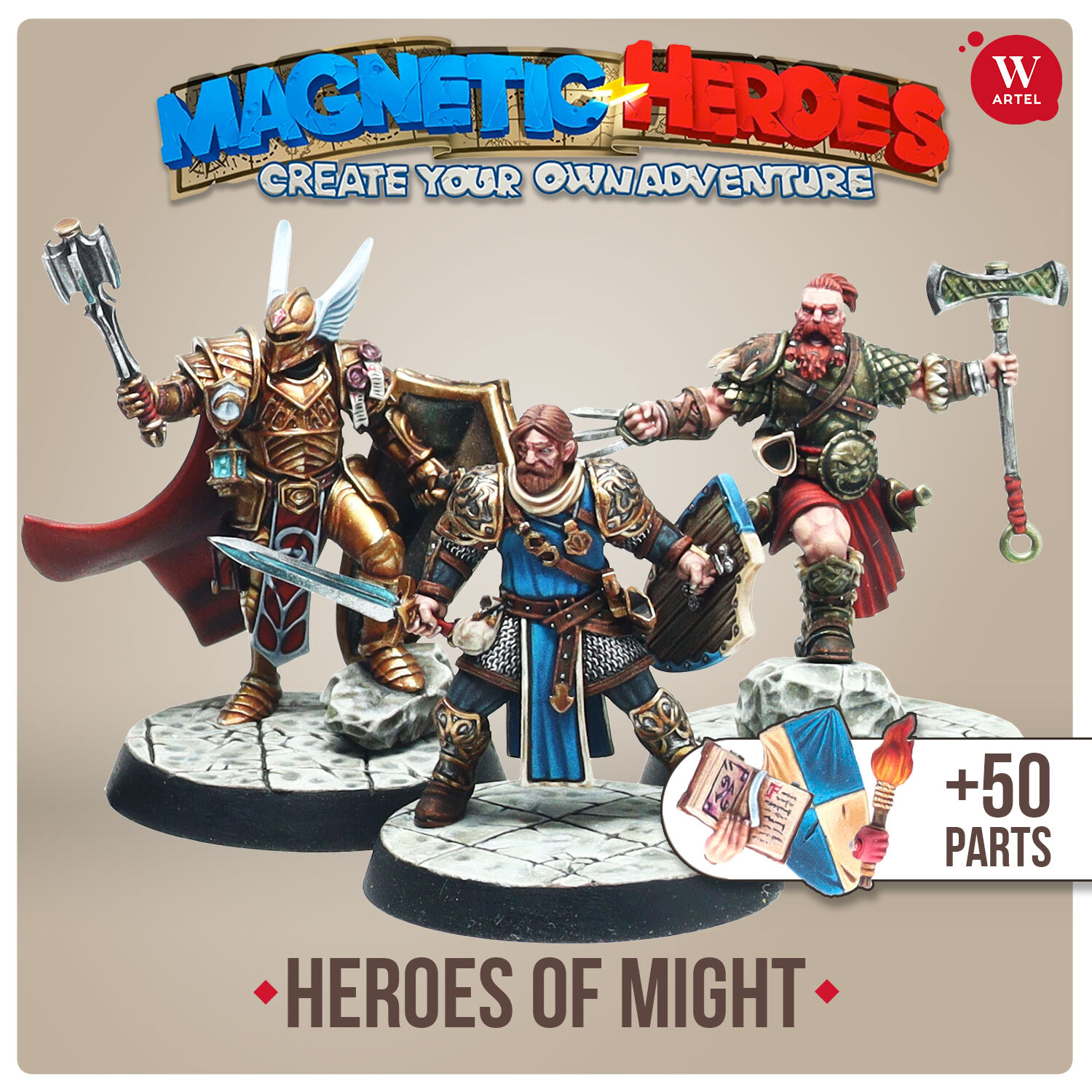 Комплект миниатюр Magnetic Heroes: Heroes of Might – купить миниатюры ...