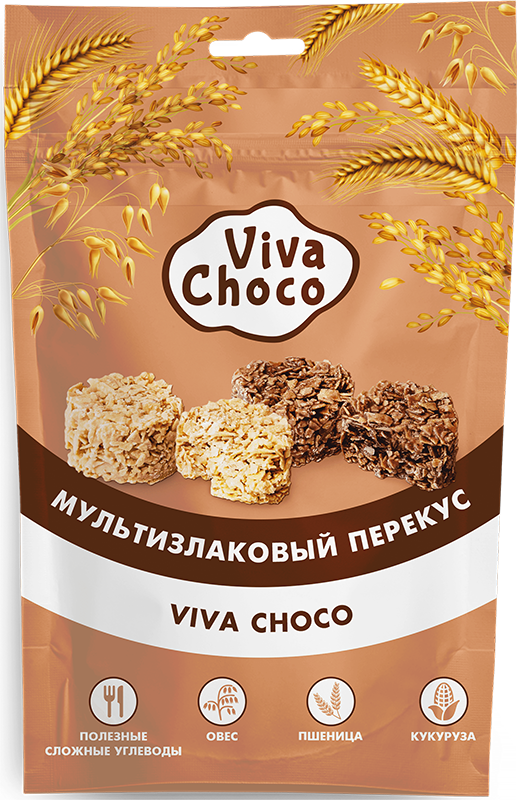 Купить Мультизлаковые конфеты Viva Choco Ассорти 80г, Производство ...