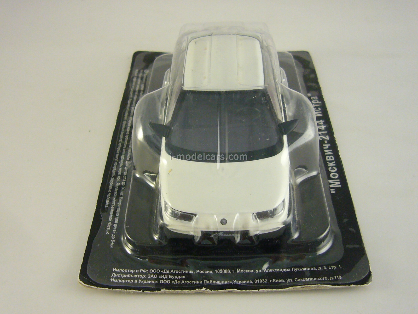 MODEL CARS 1:43 Moskvich-2144 Istra white DeAgostini Auto Legends USSR #81