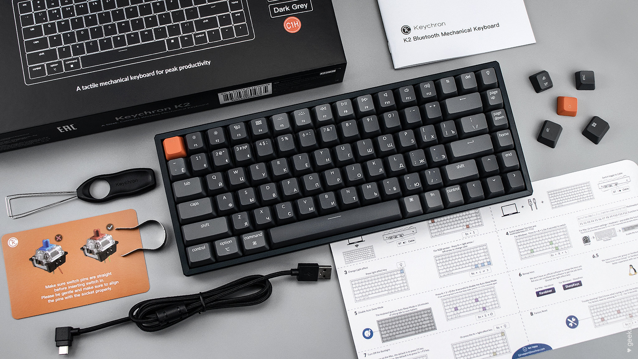 Keychron K2 RGB v2 Hot-Swap — купить на сайте профессиональных ...