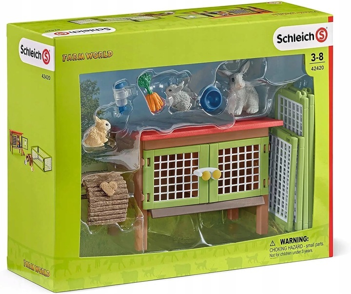 Фигурки Schleich Загон для кроликов 42420/животные/природа/ игрушки для ...