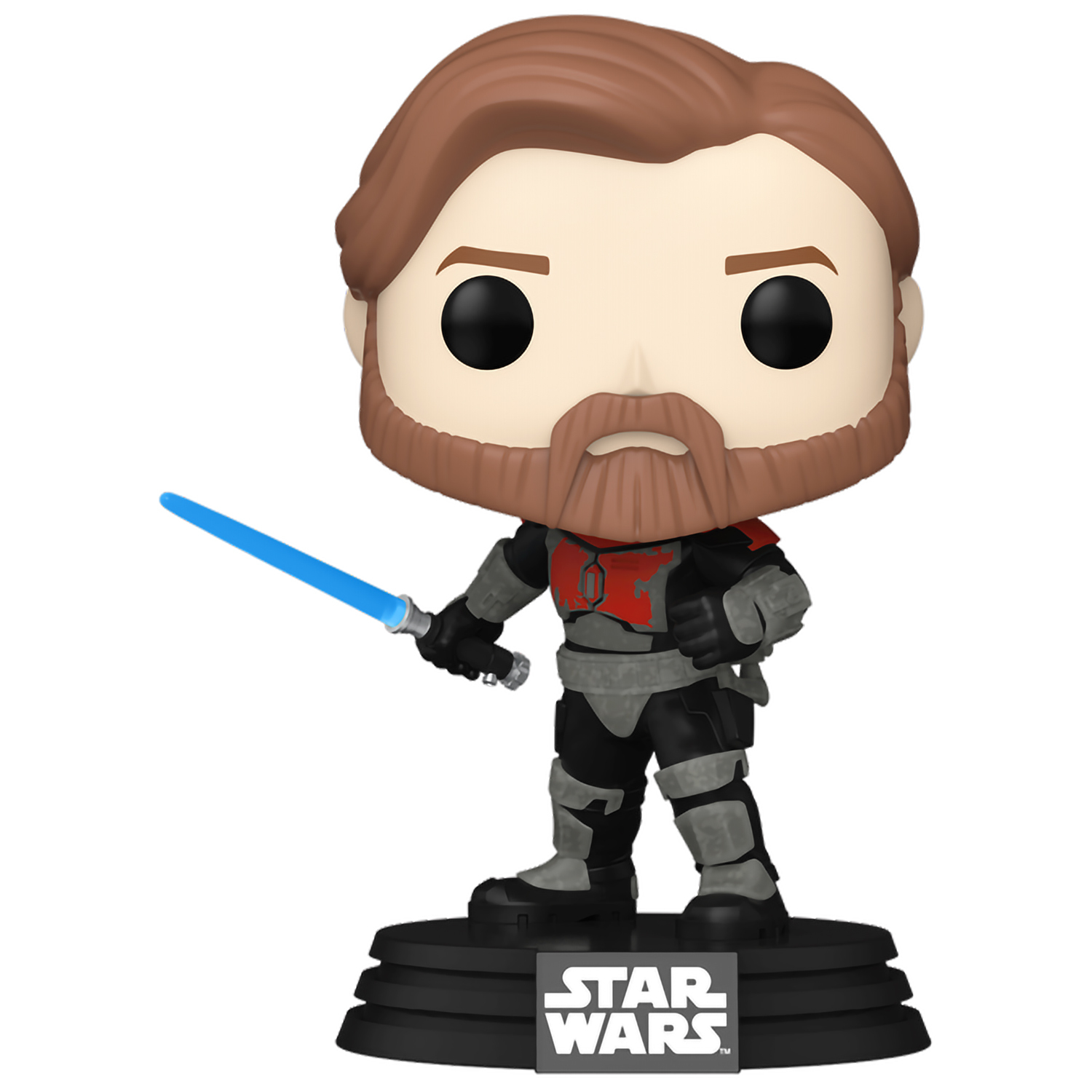 Funko POP Bobble Star Wars Clone Wars Obi Wan Kenobi Mandalorian Armor Exc 599 68283 2 390 2 390