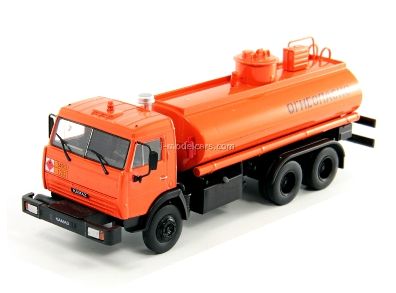 MODEL CARS 1:43 KAMAZ-53215 Petroleum Tanker Russia DeAgostini Service ...