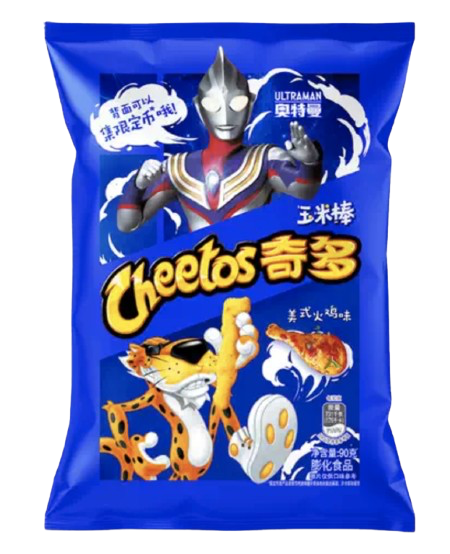 Чипсы Cheetos Ultraman Crunchy – Читос со вкусом американской Индейки ...