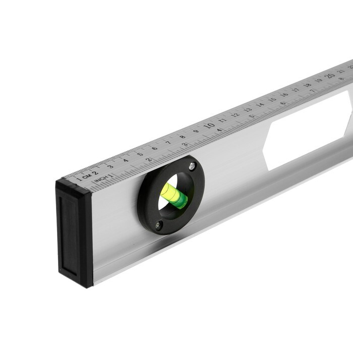 Уровень строительный ЛОМ Рельс, алюминиевый, 600 мм (арт. 1123540 ...