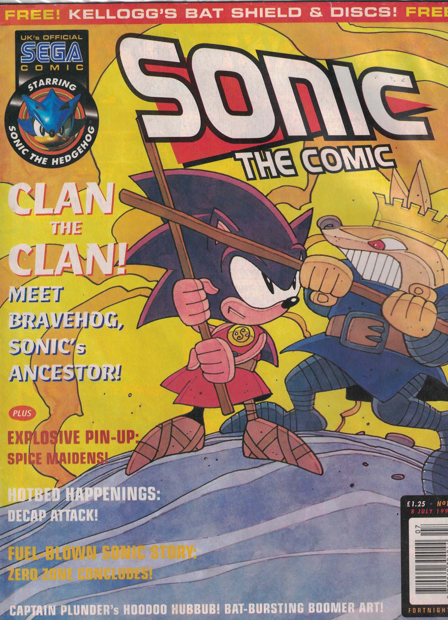 Комикс Sonic The Comic 1997 #107 купить по цене 990 руб в интернет ...