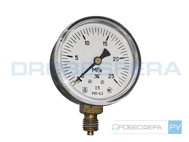 Манометр МП 63Р (0...2,5)МПа 1/4" 3943324 - купить по выгодной цене