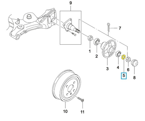 ШАЙБА СТУПИЦЫ ЗАДНЕЙ NEXIA, LANOS, CHANCE, SENS, ESP GM– купить в ...