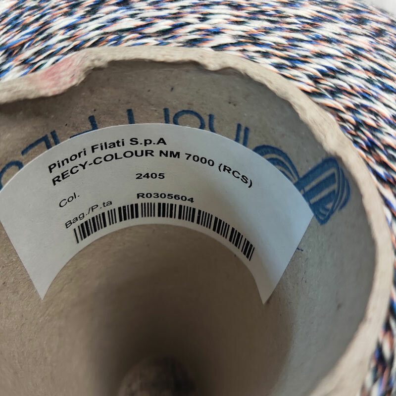 Хлопок PINORI FIATI / RECY COLOUR 700 бело-синий