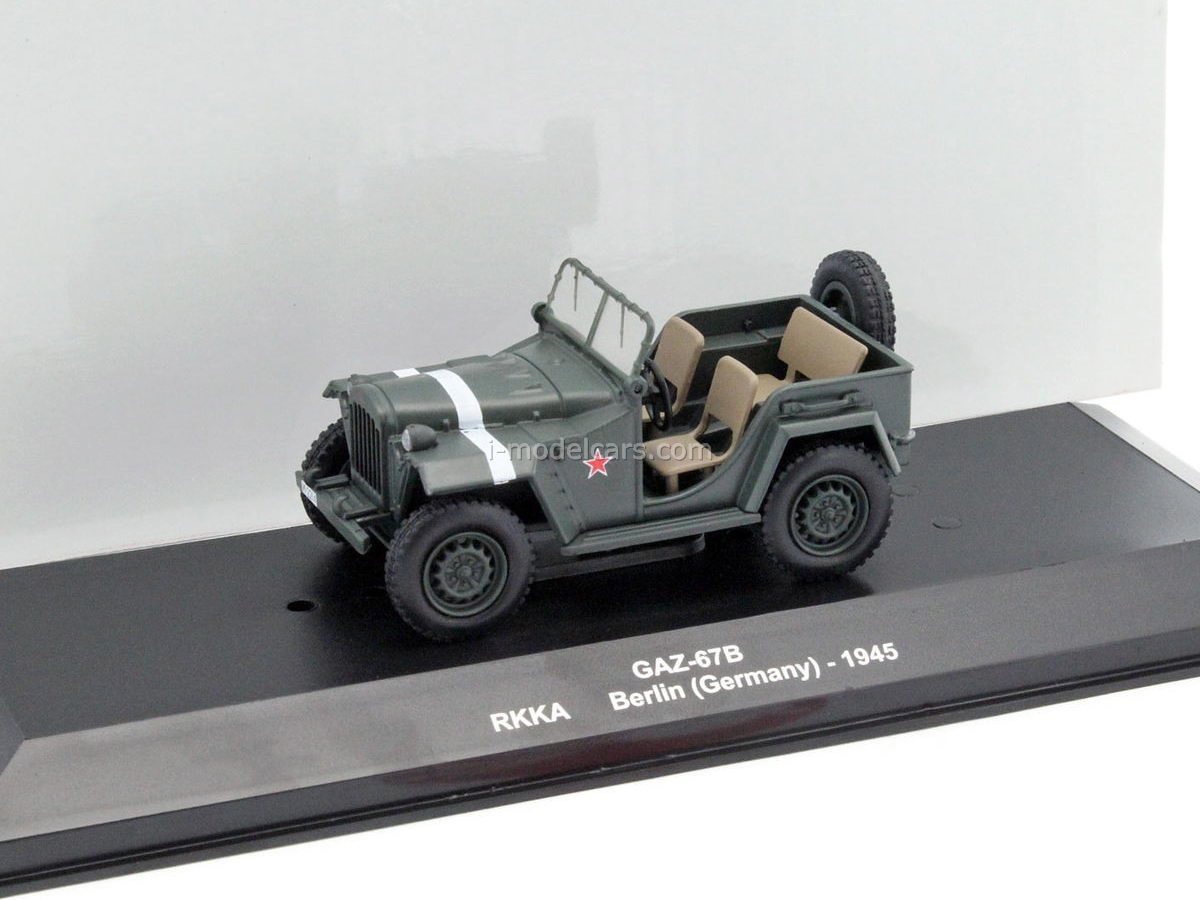 GAZ-67B RKKA Berlin 1945 dark olive green Altaya 1:43