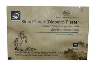 Купить китайский пластырь Blood Sugar (Diabetic) Plaster для снижения ...