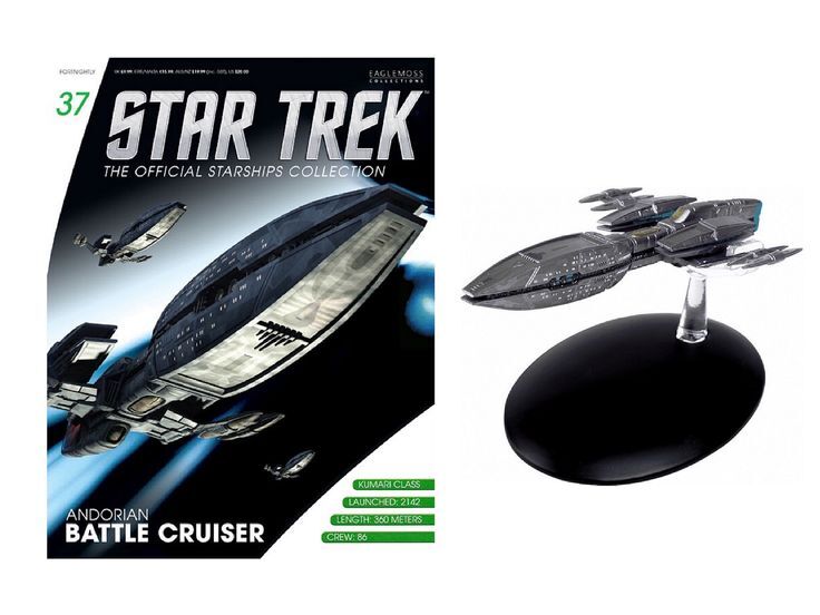 «Star Trek Starships Collection 37 - ANDORIAN BATTLE CRUISER» за 1 000 ...
