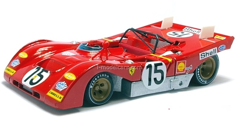 MODEL CARS Ferrari 312PB 1973 red 1:43 Eaglemoss Ferrari Collection #53