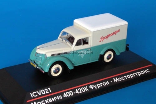 MODEL CARS Moskvich-400-420K Van Mostorgtrans 1:43 ICV021