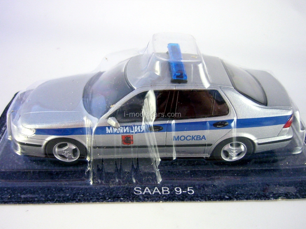 MODEL CARS SAAB 9-5 Police Moscow Russia 1:43 DeAgostini World's Police ...