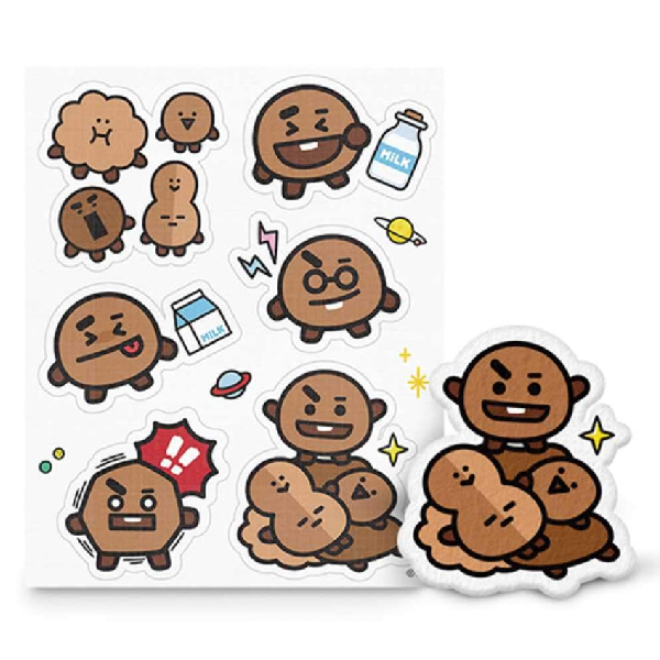 Тканевая маска-стикеры Mediheal BT21 Shooky Face Point Mask, 20 мл ...