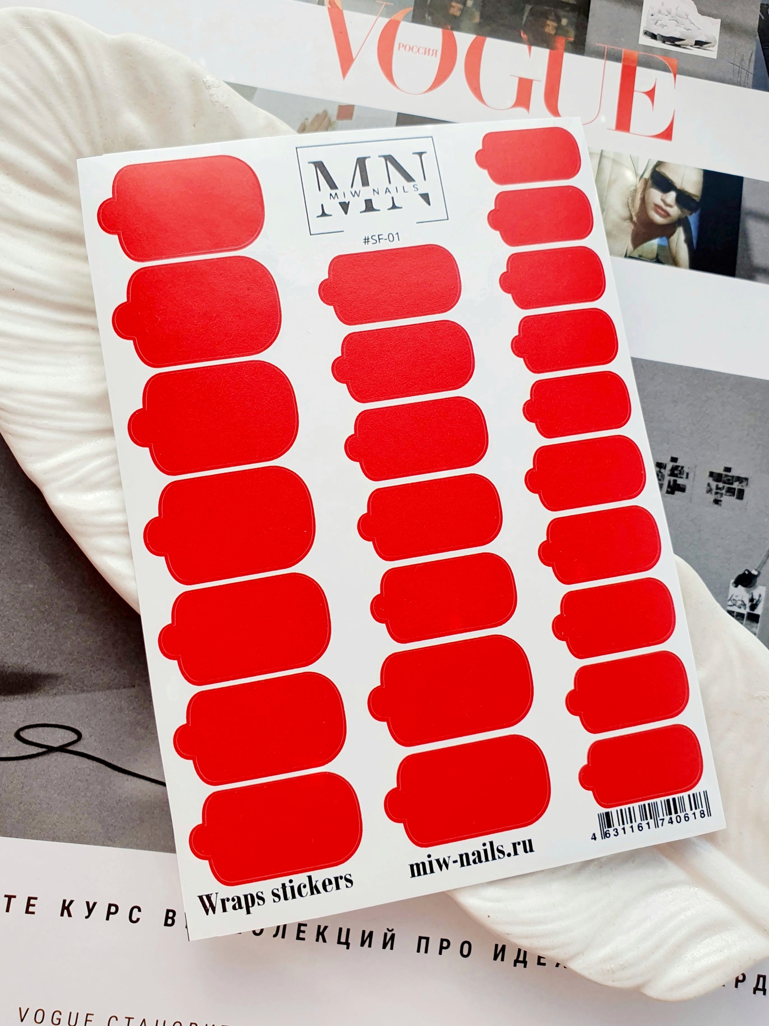 Плёнки Wraps stickers SF-01 - купить по выгодной цене | MIW NAILS