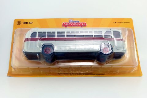 ZIS-127 intercity bus 1955 1:43 Modimio Our Buses #21