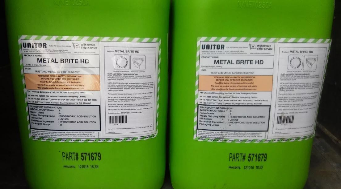 Unitor METAL BRITE HD - средство для удаления ржавчины - 25 л. – купить ...