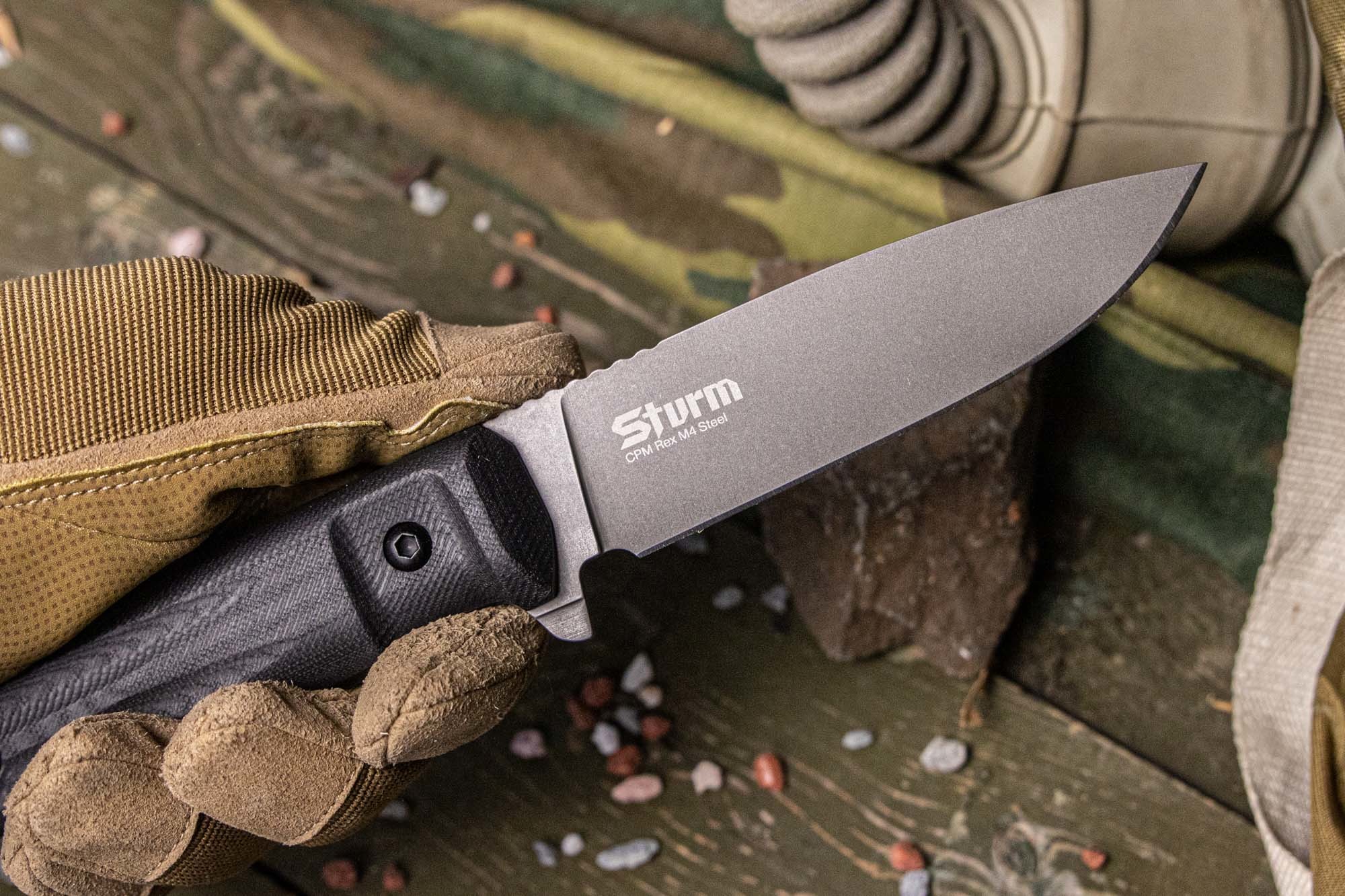 Тактический нож Sturm CPM REX M4 G-10 - купить нож с доставкой по России