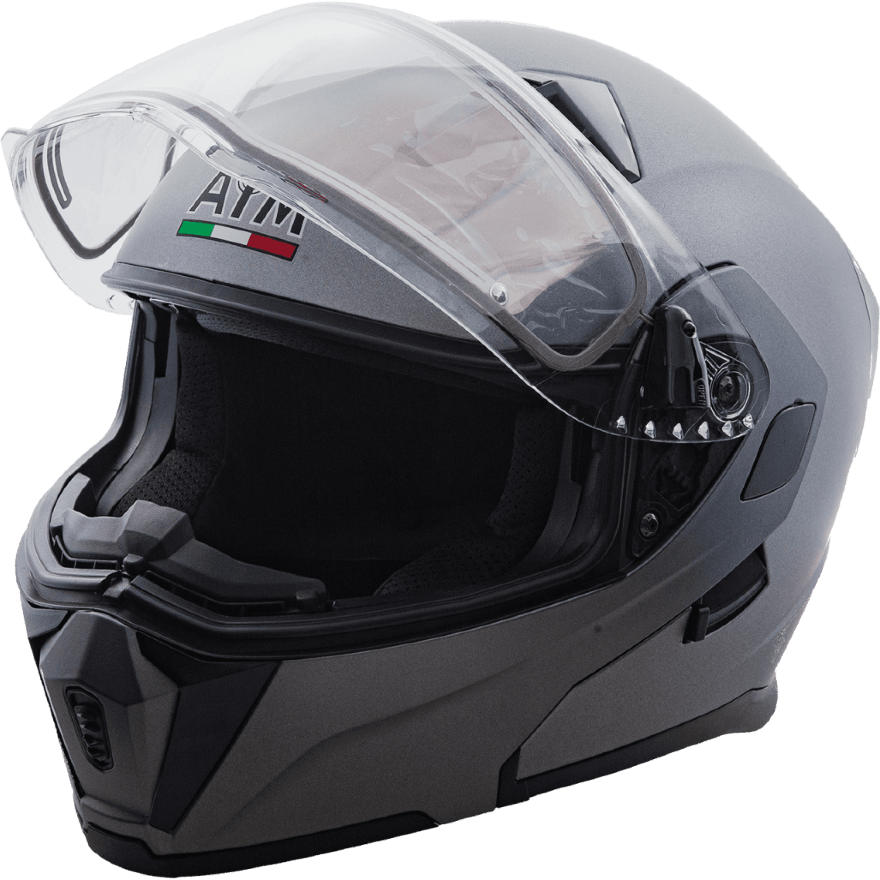 Шлем модуляр AiM JK906 Grey Metal, S - купить по выгодной цене | Moto-Depo