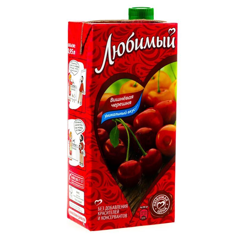 НАПИТОК СОКОСОД ЛЮБИМЫЙ 0,95 Л ВИШНЕВАЯ ЧЕРЕШНЯ – купить за 161.70 ...