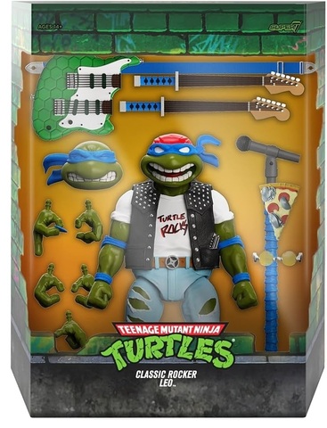 Фигурка Ultimate Super7 Teenage Mutant Ninja Turtles: Classic Rocker ...
