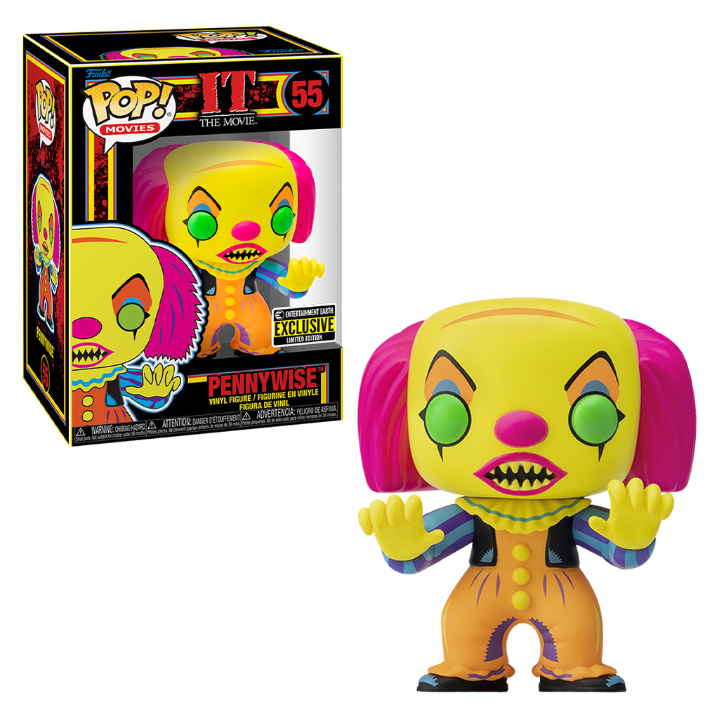 Funko POP IT Pennywise Blacklight Ent. Earth Exc 55 28oi.ru