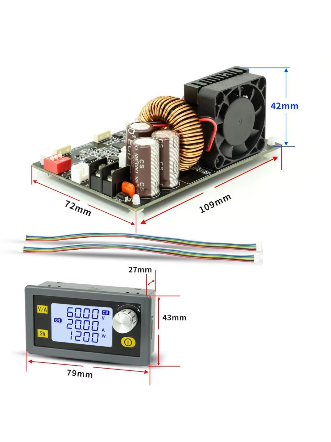 Лабораторный блок питания с ЧПУ XY6020L (0-60В 0-20A до 1200Вт ...